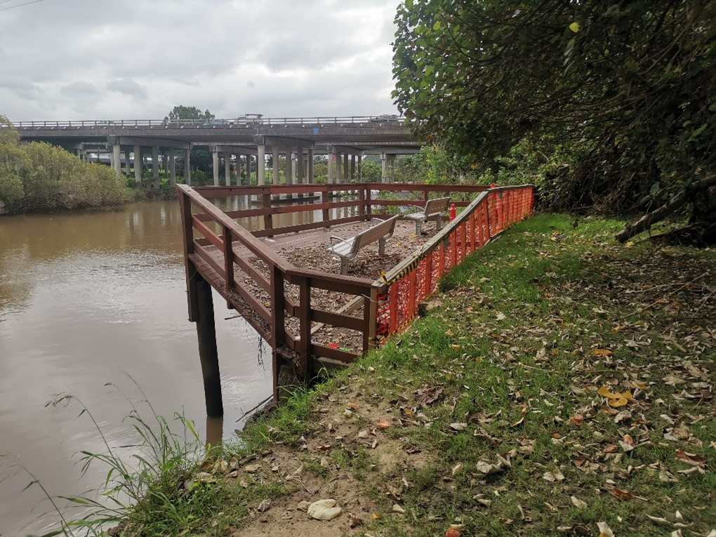 Level 2 Inspection of a Timber Fishing Platform on the Albert River ...